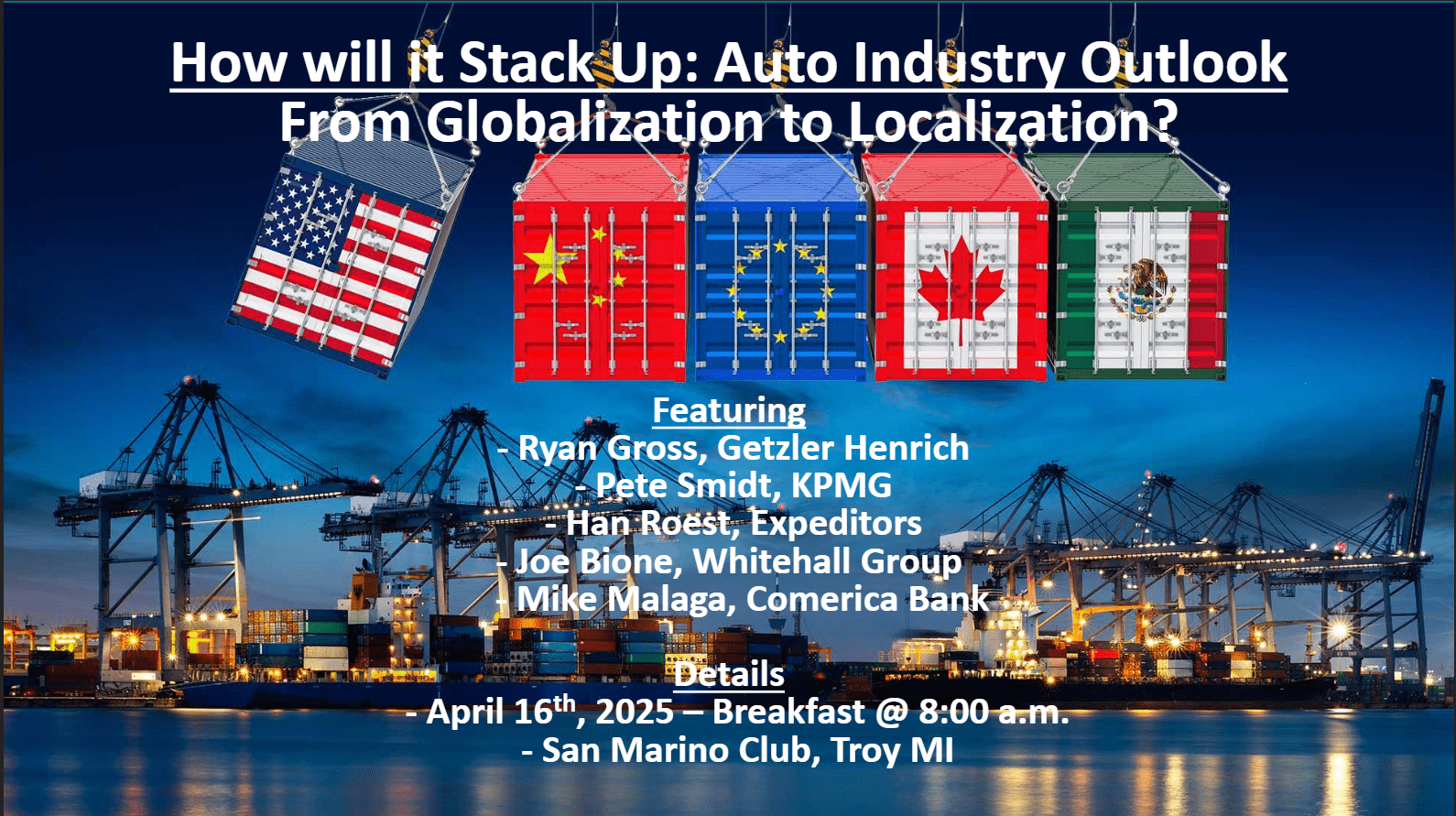 The Shift from Globalization to Localization in the Auto Industry